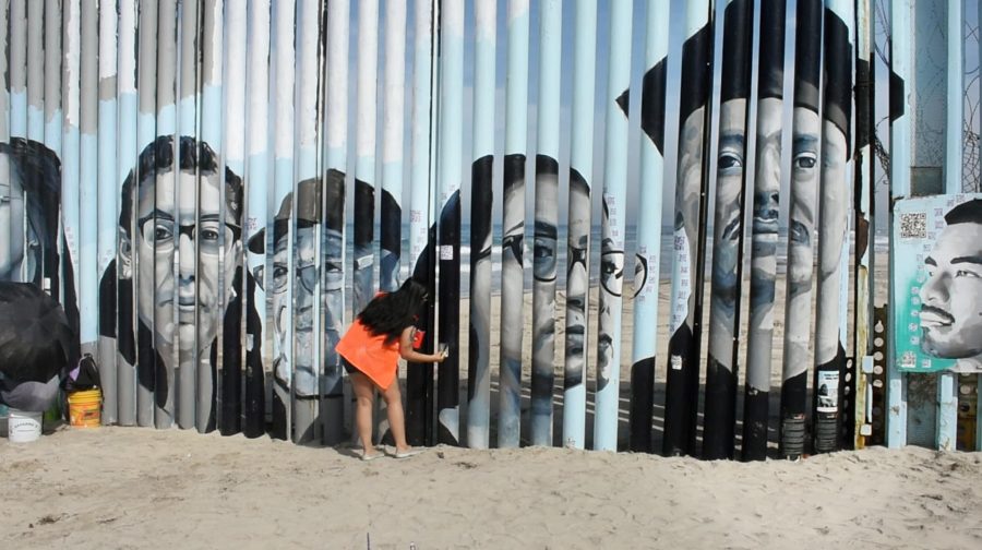 Work on Border Wall Immigration Mural Stopped During COVID-19 Crisis ...